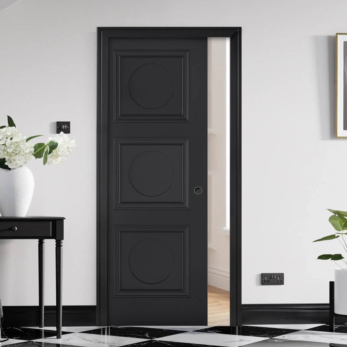 Black Pocket Doors For Stylish Rooms Starting At Just £169 – Emerald Doors