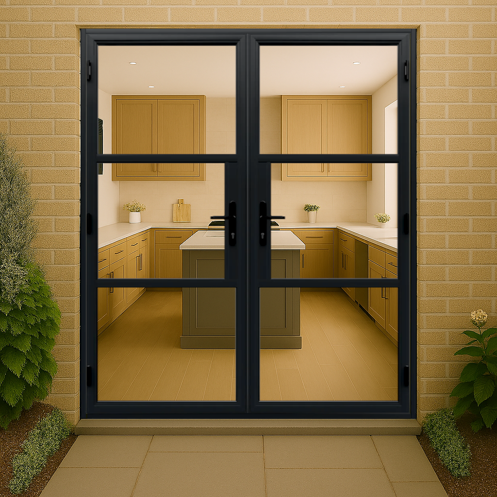 3L Heritage External French Doors with Handle Block – Emerald Doors
