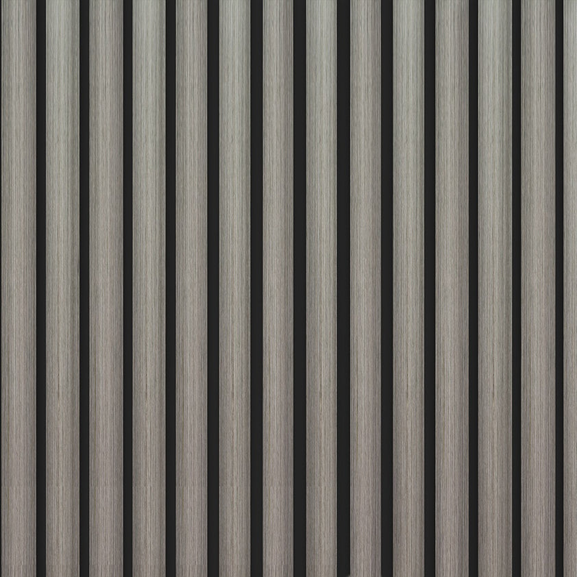 Light Grey Acoustic Slat Wall Panelling – Emerald Doors