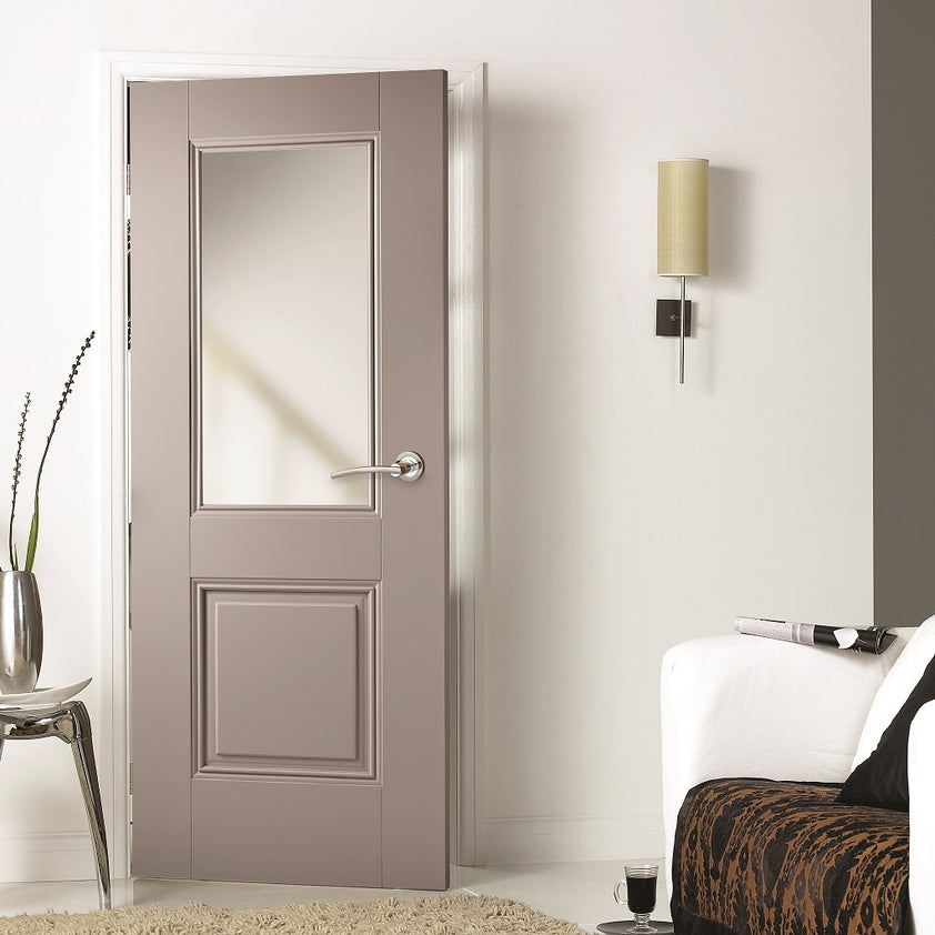 Buy GREY ARNHEM 1 LIGHT INTERNAL DOOR | Emerald Doors