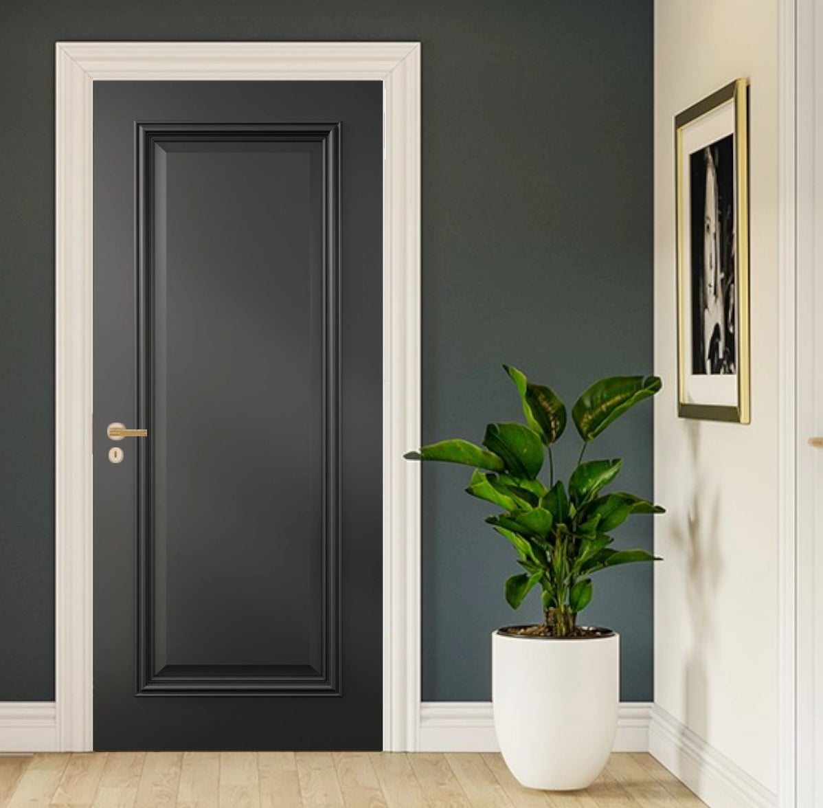 Blenheim Black Internal Door Fully Finished – Emerald Doors