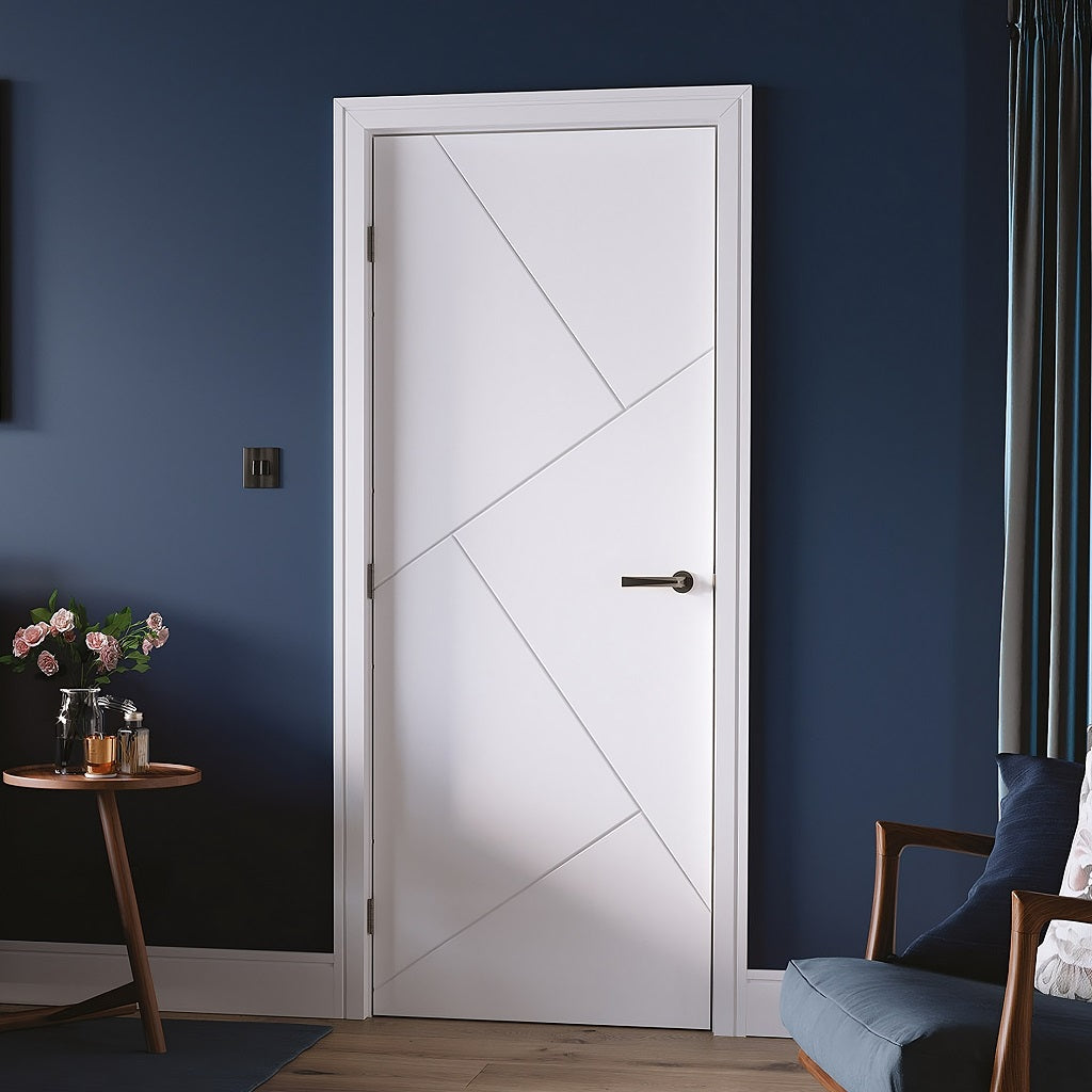 White Primed Dover Internal Door | White Dover Internal Door | Emerald ...