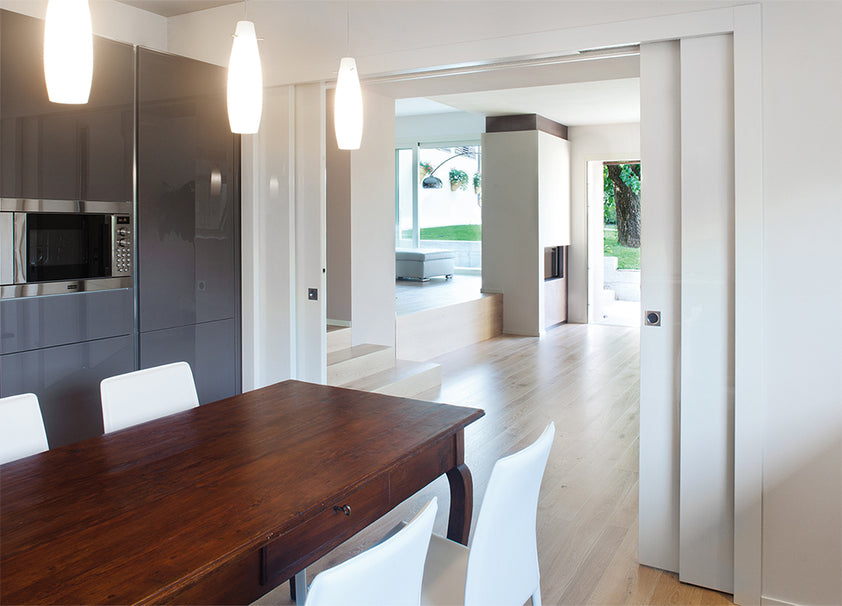 Oak Arnhem 4 Door Telescopic Pocket Door System – Emerald Doors