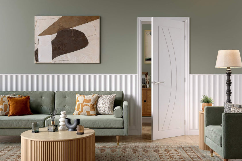 Girona Primed White Internal Door – Emerald Doors