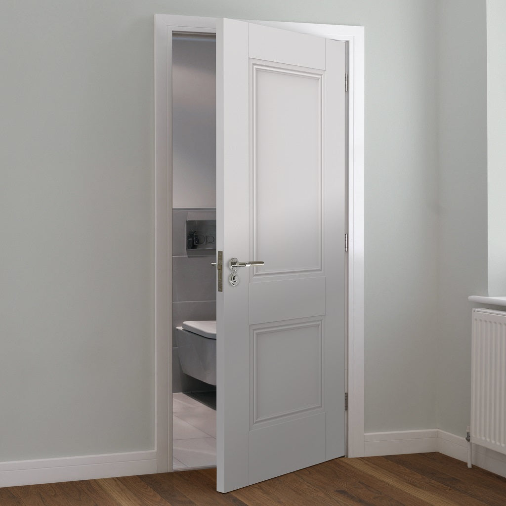 Hardwick Primed White Fire Door | Hardwick Fire Door FD30 | Emerald Doors