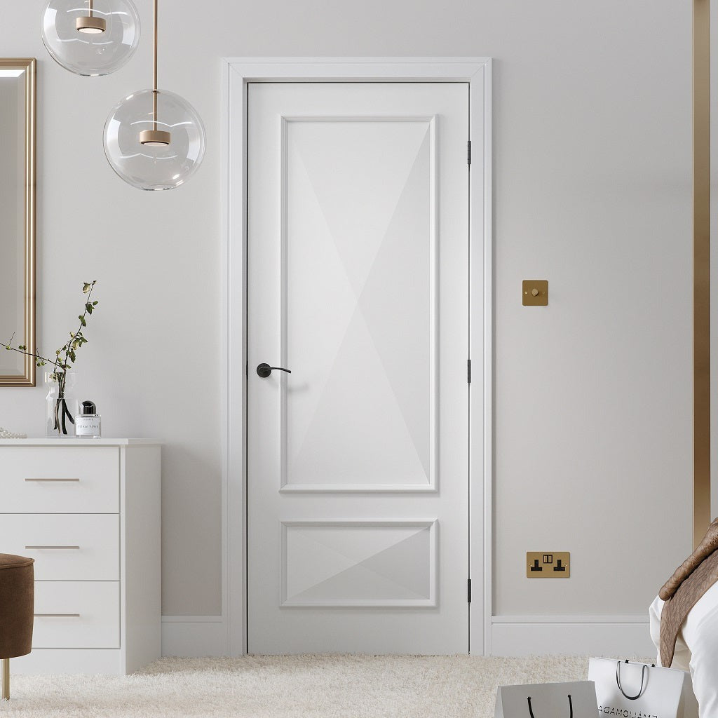 White Knightsbridge 2P Fire Door | Knightsbridge White 2P Fire Door ...