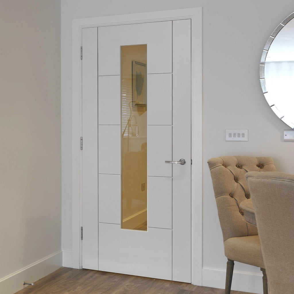 Buy Tigris Emral Glazed Internal Door | Emerald Doors
