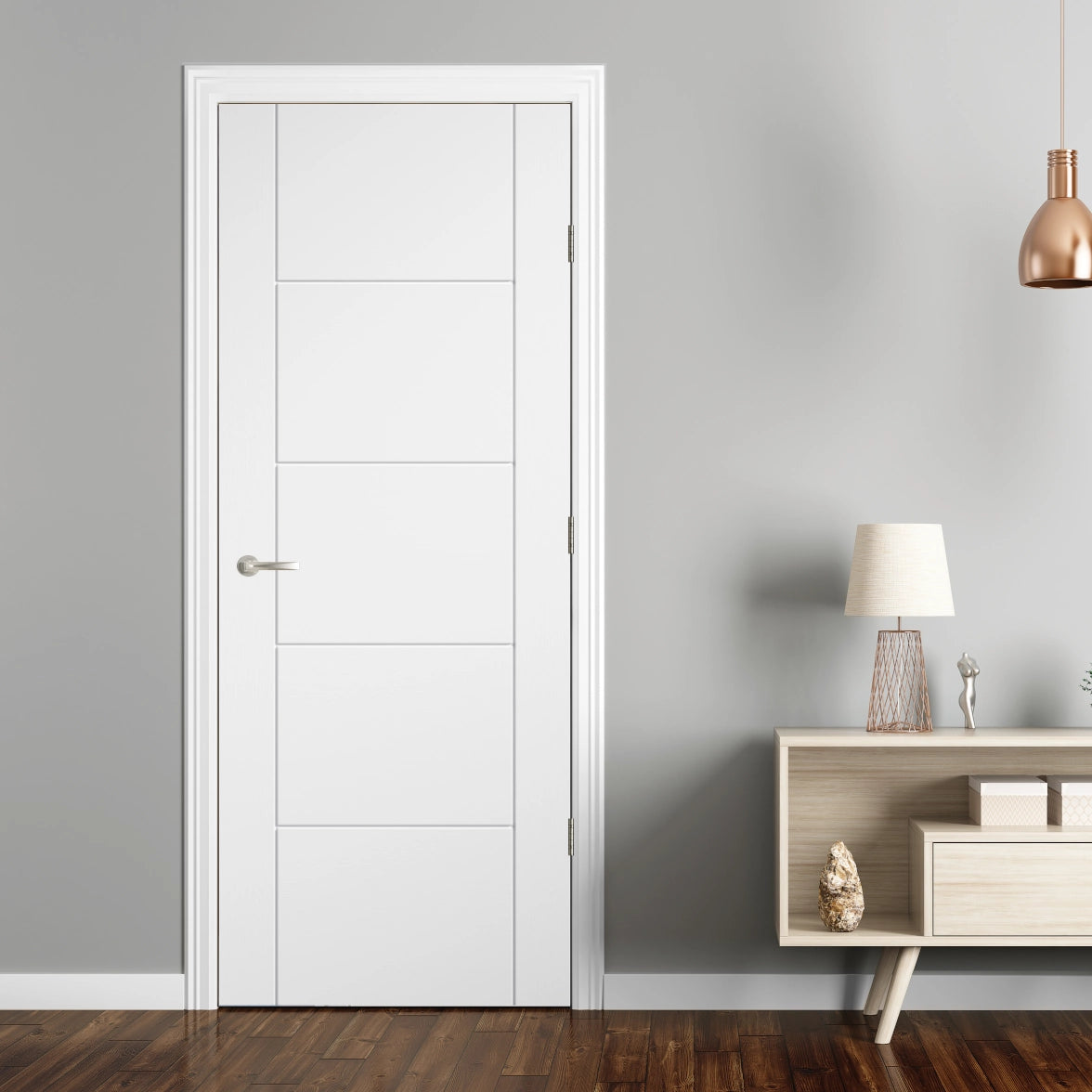 Ladder White Laminate Door – Emerald Doors