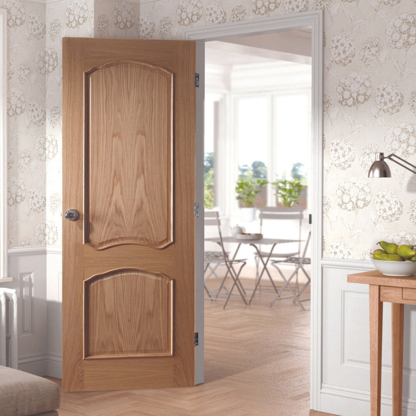Buy Louis Oak Fire Door Untreated | Emerald Doors