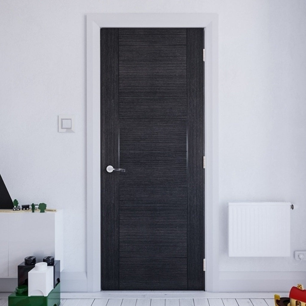 Buy Montreal Dark Grey Ash Fire Door | Emerald Doors