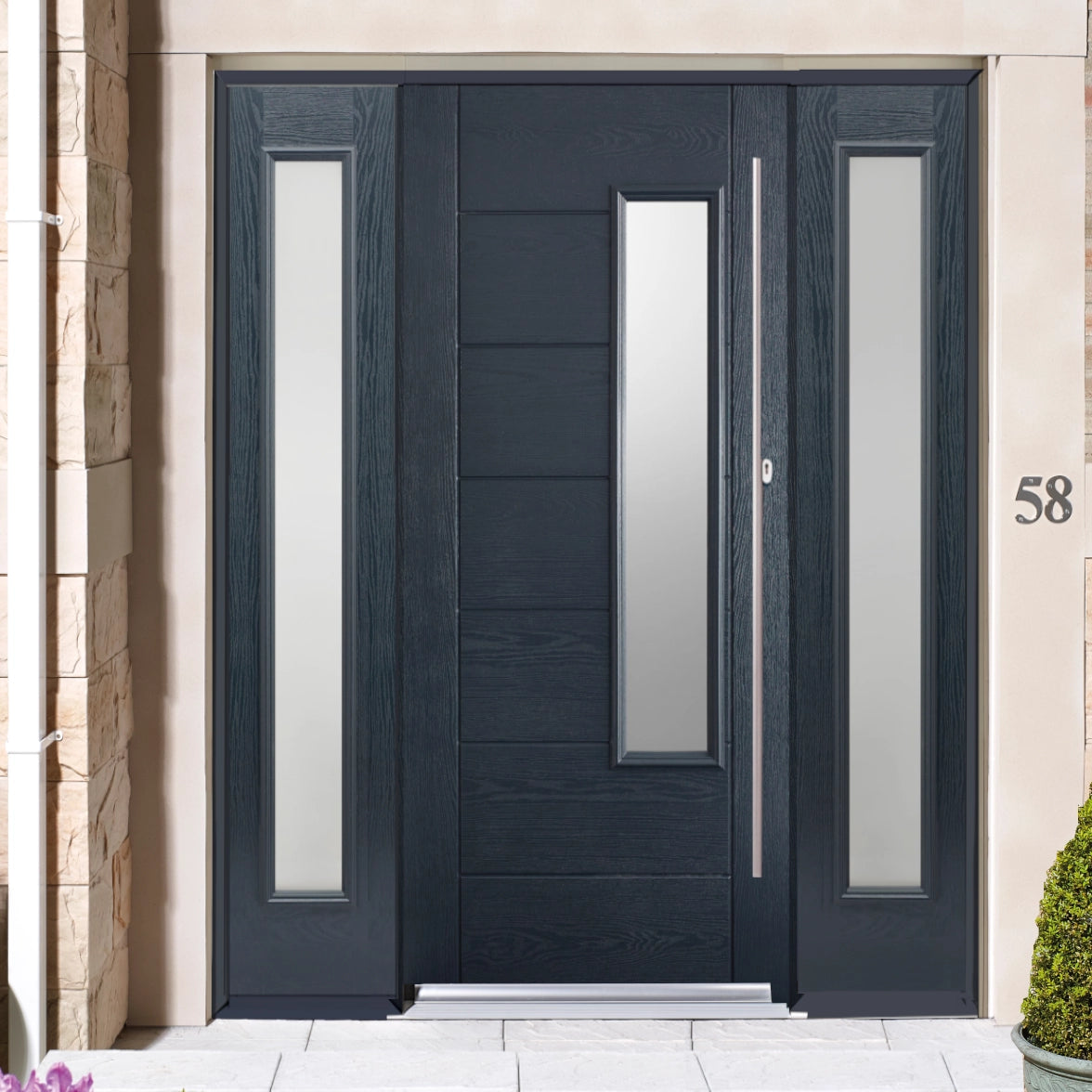 Newbury Grey Composite Grand Entrance Doors | Newbury Grand Entrance ...