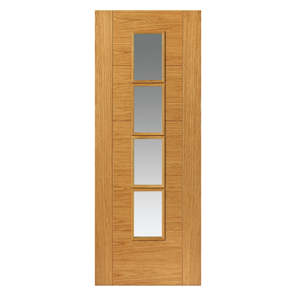 Buy River Oak Bela 4L Glazed Internal | Emerald Doors