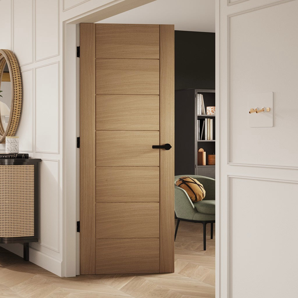 Palermo Essential Oak Internal Door Fully Finished – Emerald Doors