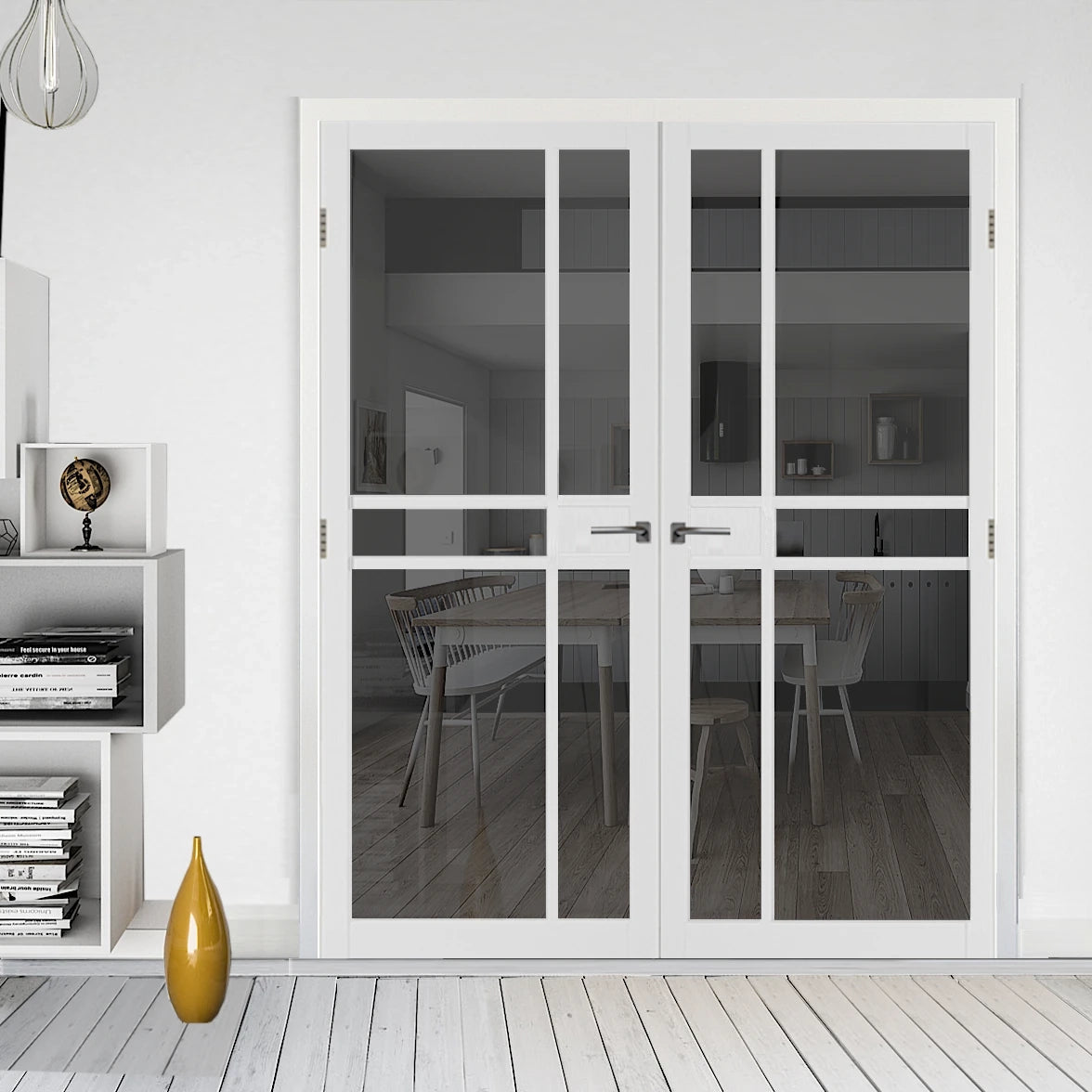 Tinted Glazed Industrial Style Doors | Industrial Tinted Glazed Doors ...