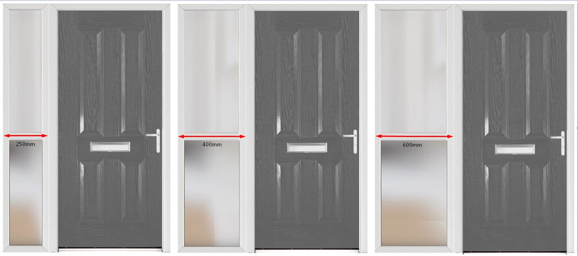 Richmond Grey External Fire Door Set with Sidelight – Emerald Doors
