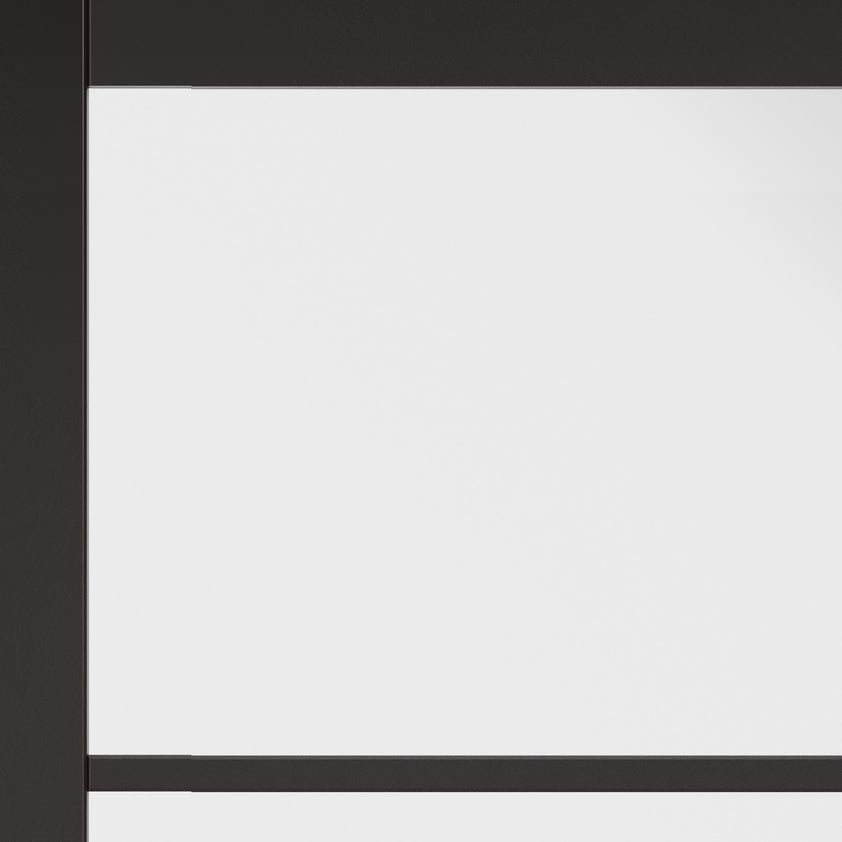 Black Soho Door with Fixed Side Panel | Soho Black Door with Fixed Side ...