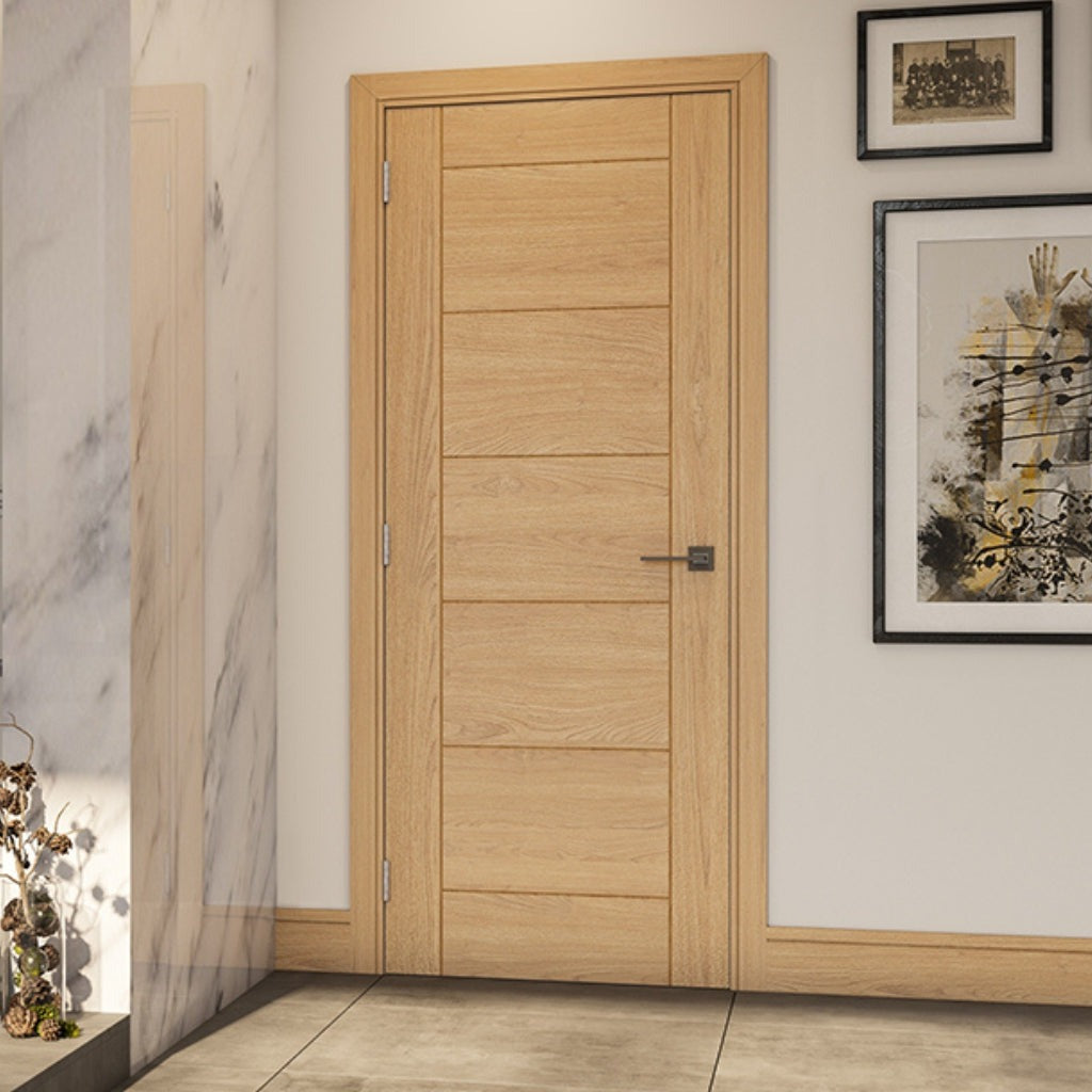 Buy Seville Oak Internal Door | Emerald Doors