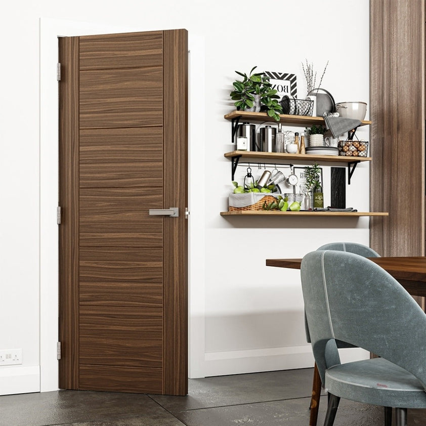 Seville Walnut Shaker Door | Walnut Seville Door | Emerald Doors