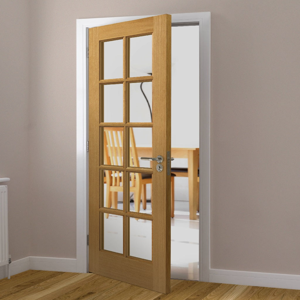 Buy Gisburn Oak Glazed Internal | Emerald Doors