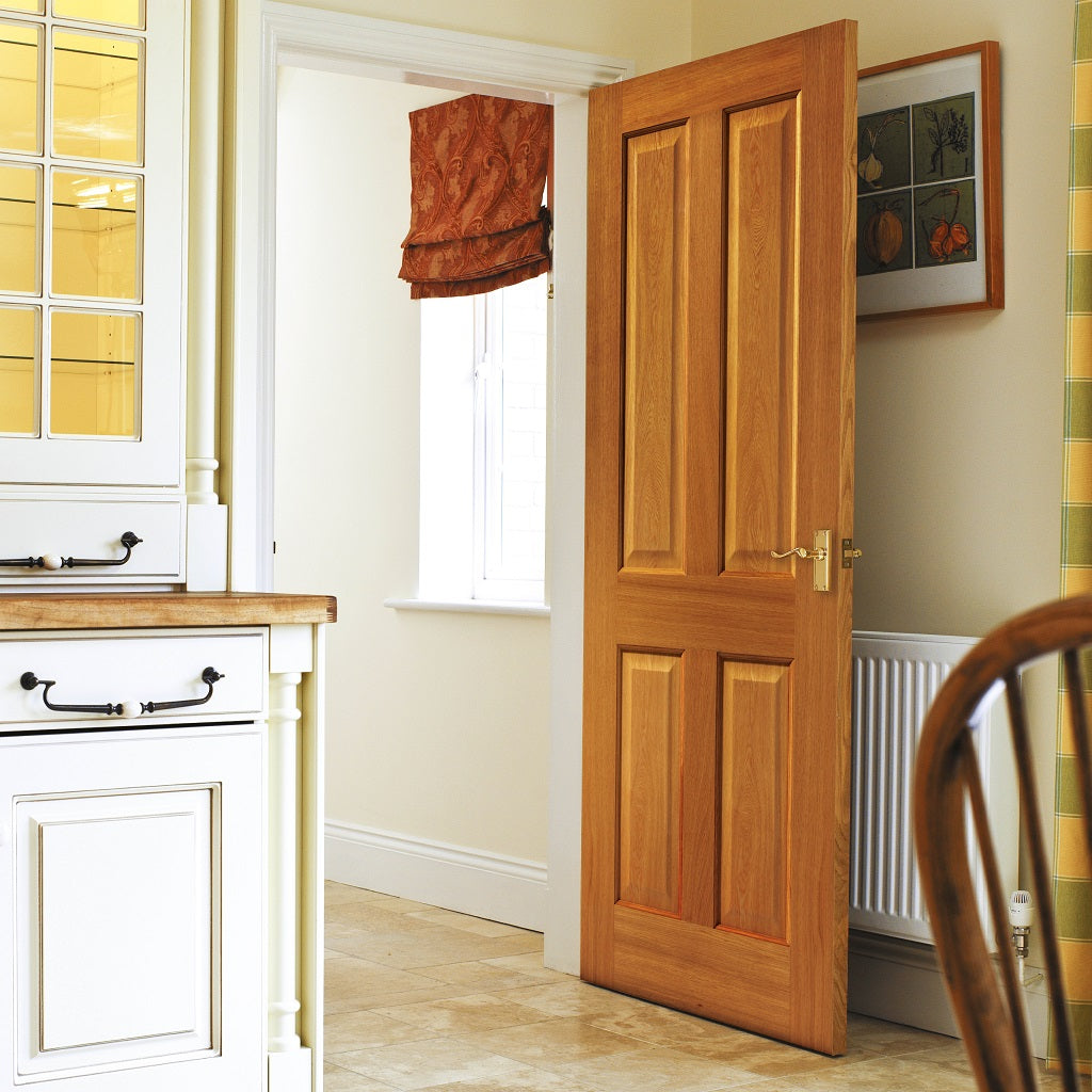 Buy Sherwood Oak 4 Panel Internal | Emerald Doors