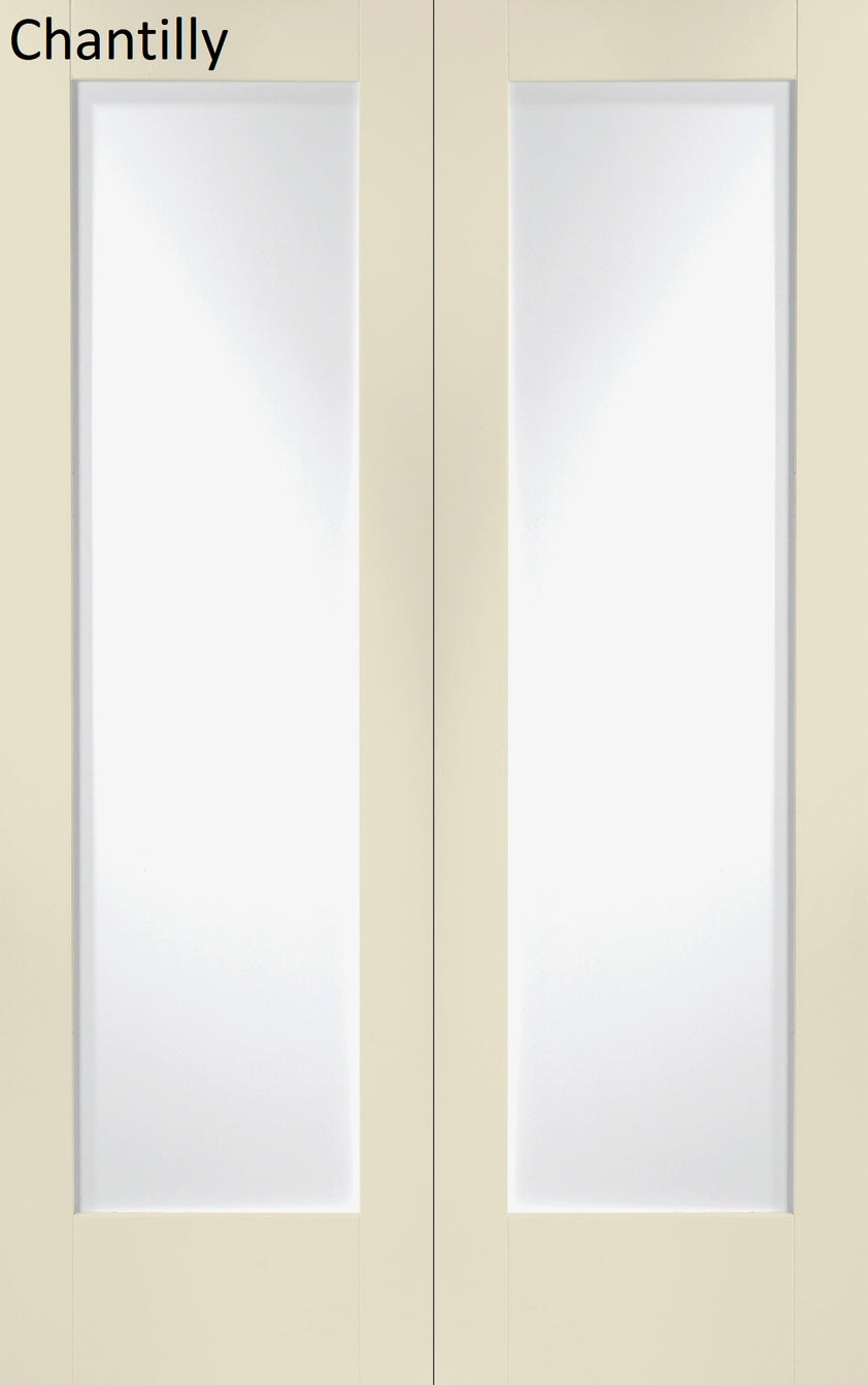 Pattern 10 Custom Colour Clear Glazed French Doors – Emerald Doors