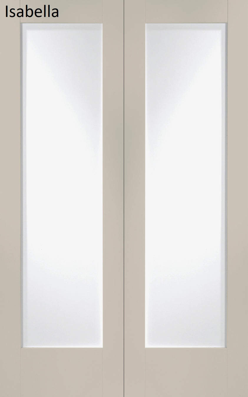 Pattern 10 Custom Colour Clear Glazed French Doors – Emerald Doors