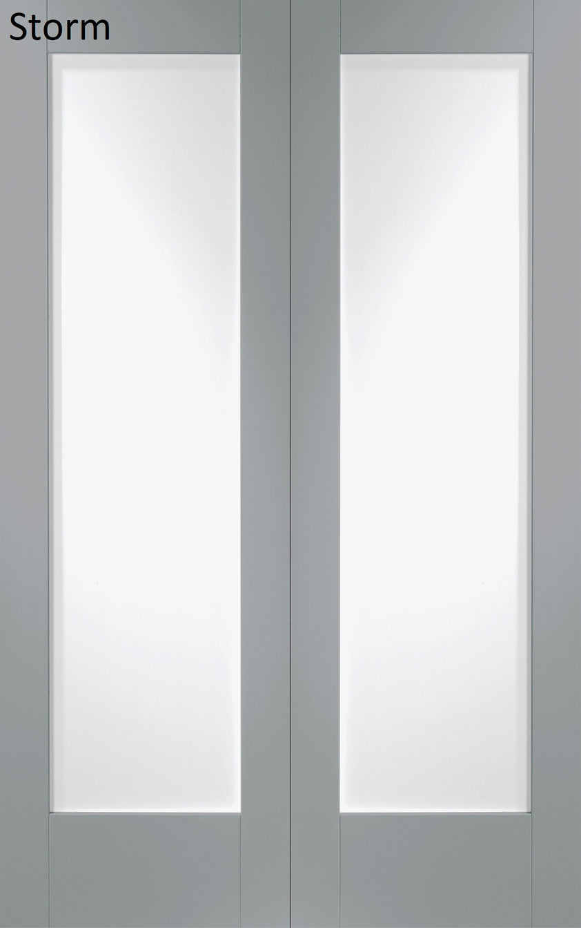 Pattern 10 Custom Colour Clear Glazed French Doors – Emerald Doors