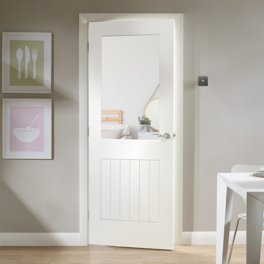 Buy White Suffolk Glazed Internal | Emerald Doors