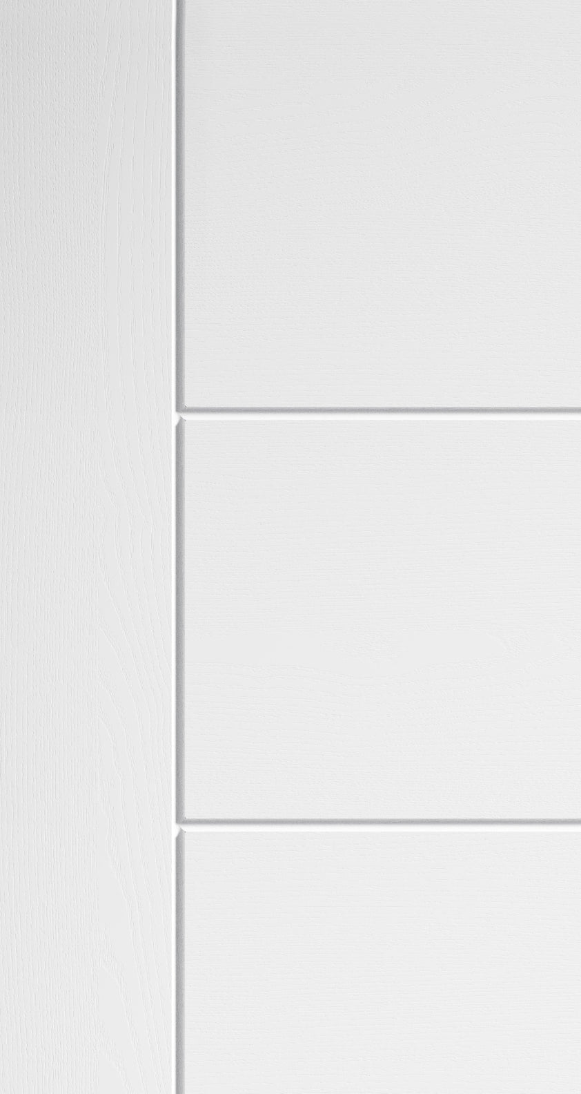 Linear White 7 Panel Laminate Door – Emerald Doors