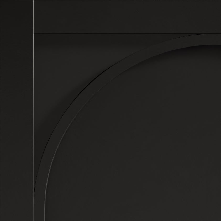 Melrose Black Arched Internal Door – Emerald Doors