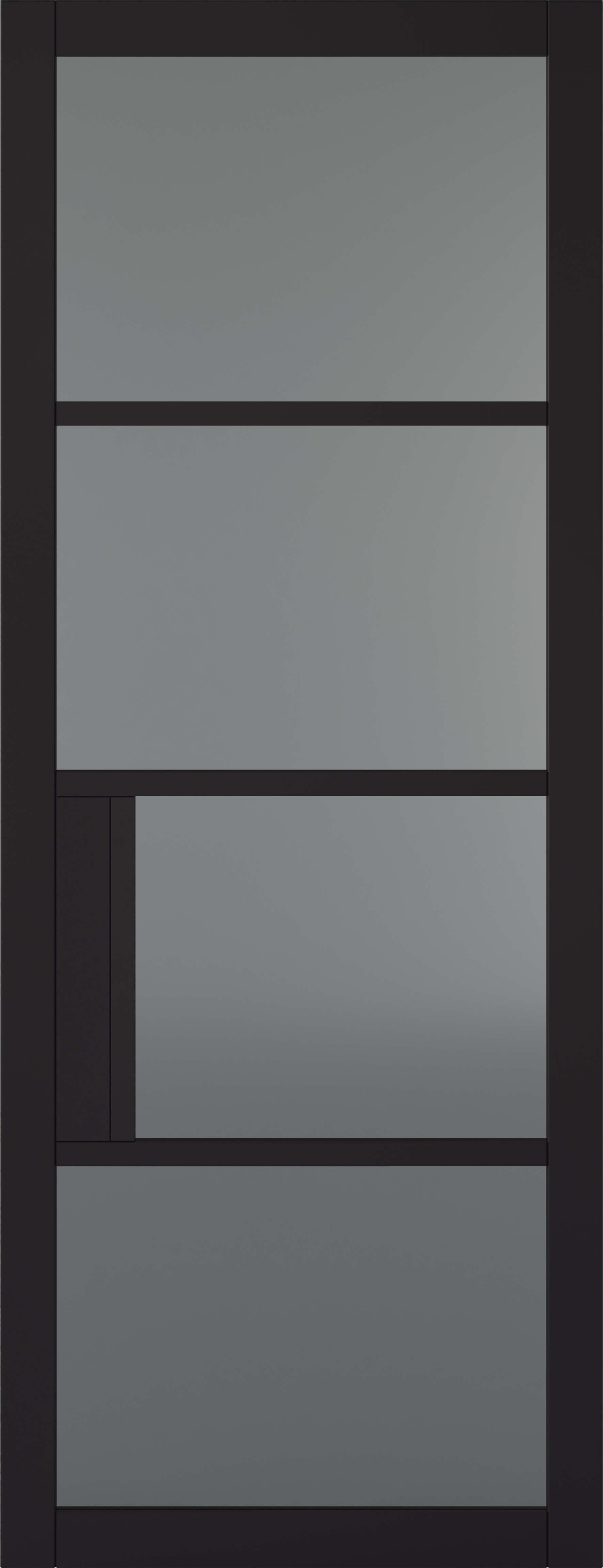Black Chelsea Tinted Glazed Pocket Door System | Black Chelsea Pocket ...