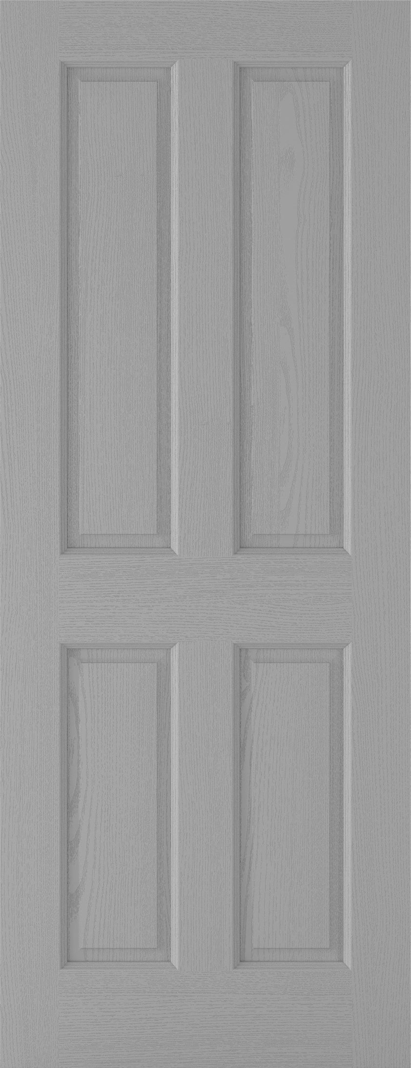 Textured 4 Panel Internal Door | 4 Panel Grey Textured Door | Emerald Doors