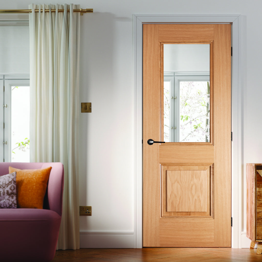 Buy Arnhem Glazed Internal Door Fully Finished | Emerald Doors
