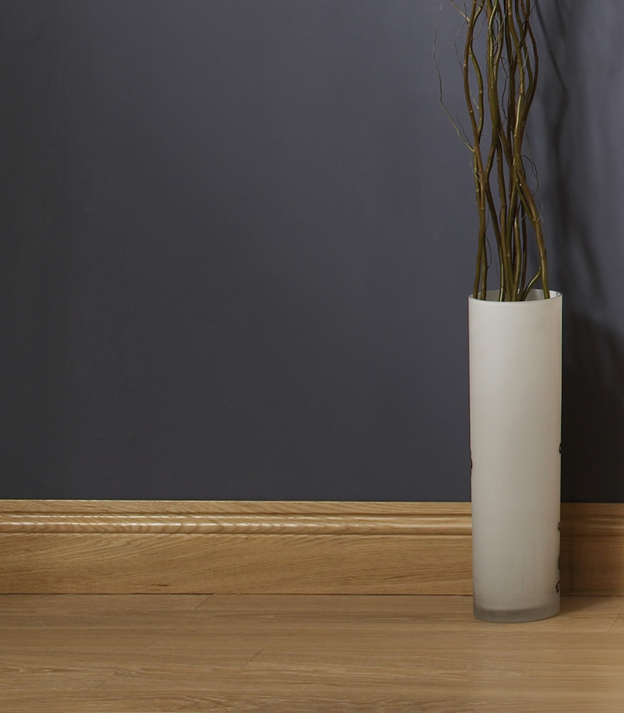 Buy Ogee Profile Oak Skirting Fully Finished | Emerald Doors