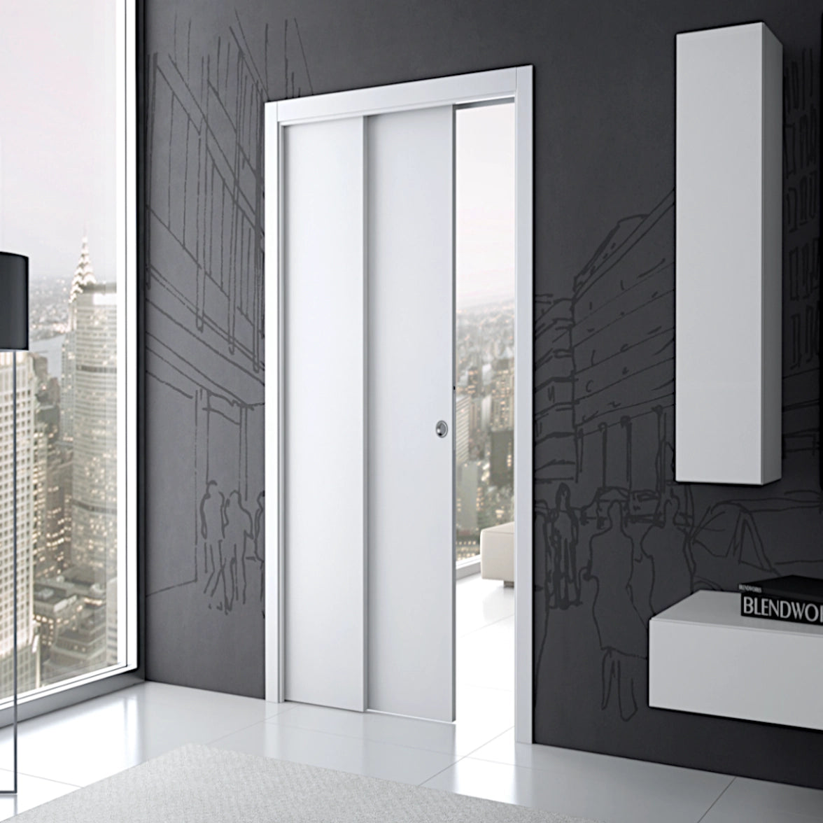 Telescopic Pocket Door System Single | Pocket Door Systems | Pocket ...