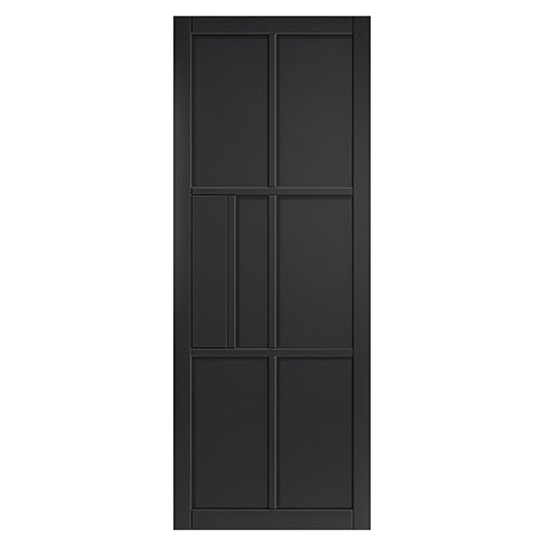 Civil Black Industrial Style Door | Civic Black Industrial Door ...