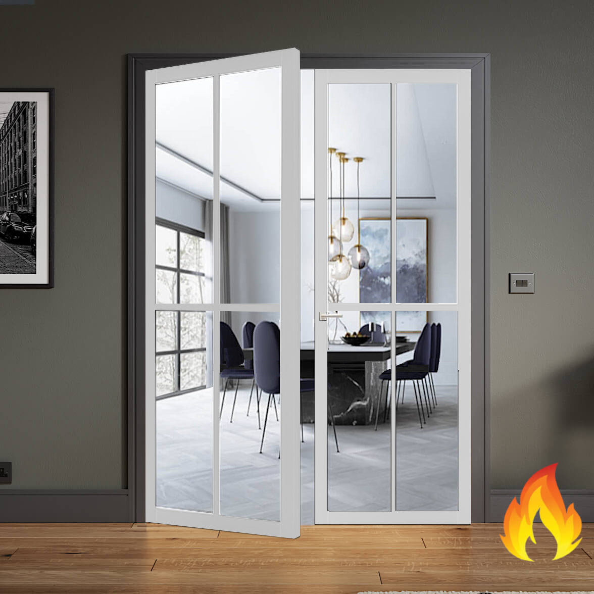 Industrial Fire Door Pairs Fully Fire Rated | Fire Rated Industrial ...