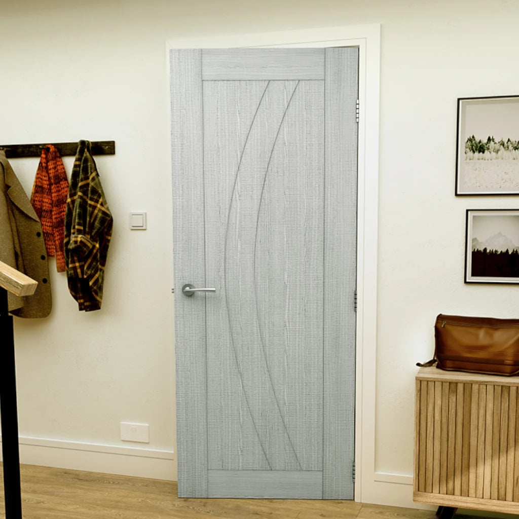 Ravello Light Grey Ash Internal Door – Emerald Doors